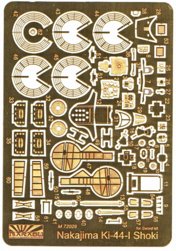 Marabu Finest Hobby Designs M72028 Nakajima Ki-44 I Shoki (Sword)