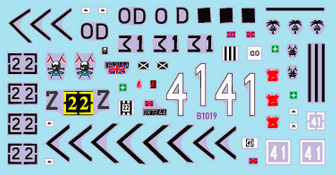 Star-Decals 48-B1019 Challenger 2 - CR2. Op.Telic - Invasion and occupation of Iraq 2003-2011. RSDG, QRL and QRH