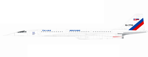 Bra.Z Models BZD412 Tu-144LL "Moskva" RA-77114