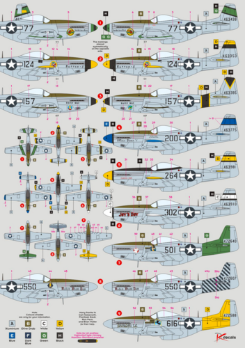 DKdecals 48029 P-51D Mustang Iwo Jima