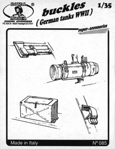 Royal Model di R. Reale 085 Buckles German tank