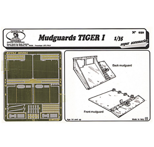 Royal Model di R. Reale 020 Tiger I mudguards