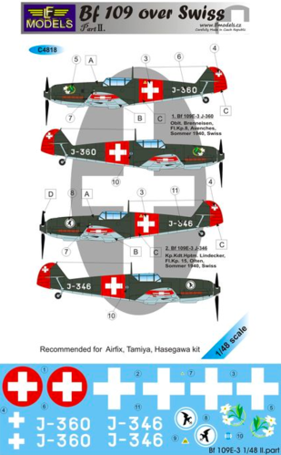 LF Models C4818 Bf 109 over Swiss II.