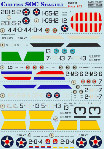 Print Scale 72-357 Curtiss SOC Seagull Part 2
