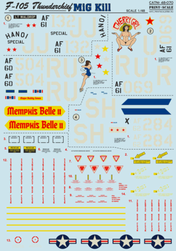 Print Scale 48-070 F-105 Thunderchief