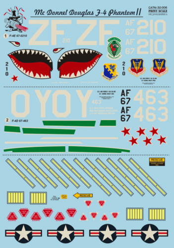 Print Scale 32-006 F-4 Phantom II in Viet Nam war Part 2