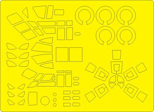 New Ware AM0837 Bristol Blenheim Mk.I BASIC kabuki masks for Airfix