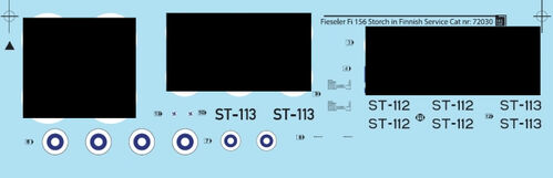SBS Model D72030 Fieseler Fi-156 Storch Finnish Air Force