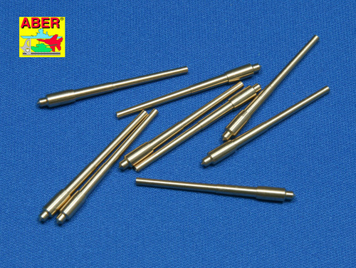 Aber 1-350L-006 Set of 9pcs 406 mm short barrels for US ships : North Carolina, Washington