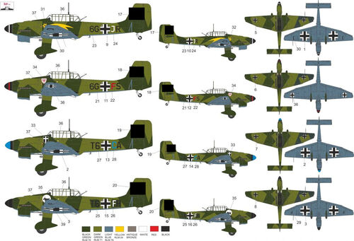 Ropos Models MNFDL48039 Junkers Ju 87B Stuka - French Campaign