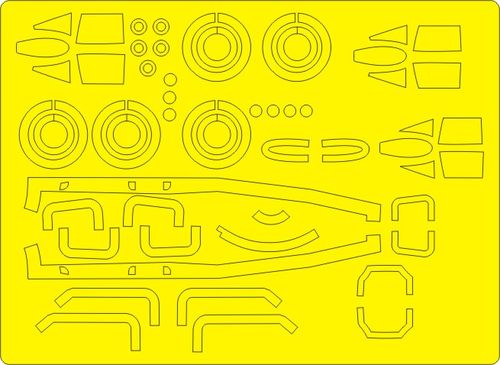 New Ware AM0610 MiG-25 RBT EXPERT kabuki masks for Revell, Hasegawa