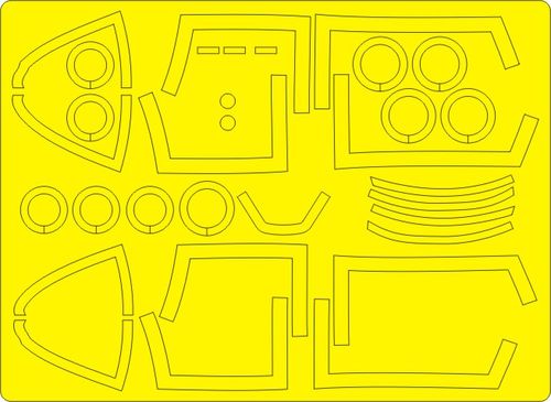 New Ware AM0586 F/A-18F Super Hornet EXPERT kabuki masks for Hasegawa PT38 kit
