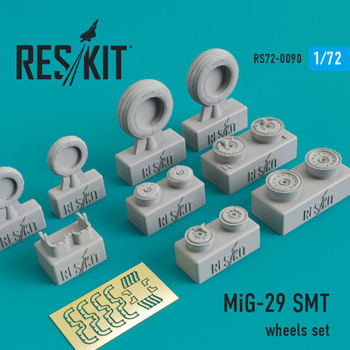 RES/KIT 72-0090 Mikoyan MiG-29 SMT wheels set