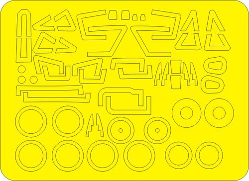 New Ware AM0057 Suchoj Su-25 UB/UBK BASIC masks for Smìr, KP, OEZ
