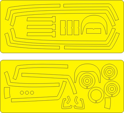New Ware AM0320 EMB312 Tucano EXPERT kabuki masks for Hobbyboss