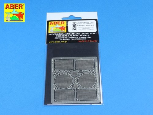 Aber 25004 Grilles for Sd.Kfz.171. Panther, Ausf.A/D (TAM,ACA)