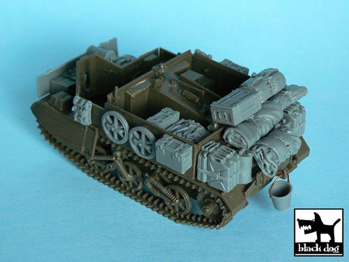 Black Dog T48001 Bren Carrier accessories set for Tamiya 32518, 28 resin parts