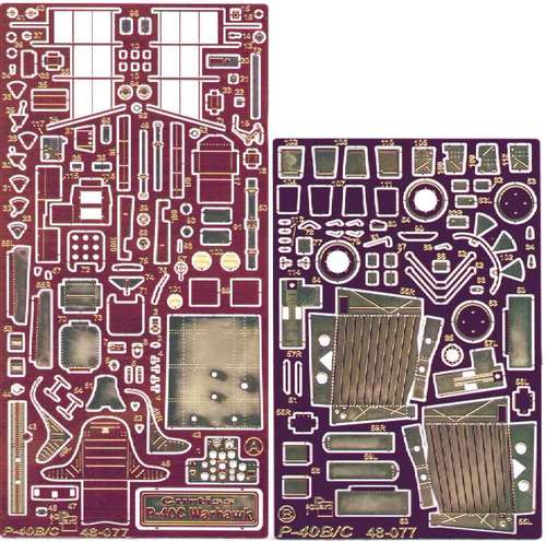 Part S48-077 P-40B/C Warhawk Academy/Hobby C