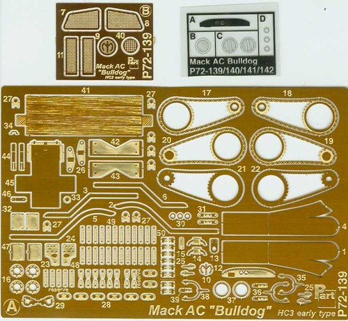 Part P72-139 Mack AC Bulldog HC3 early RPM