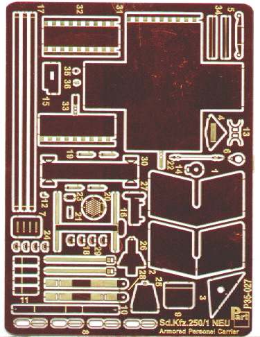Part P35-027 Sd.Kfz.250 Neu Dragon