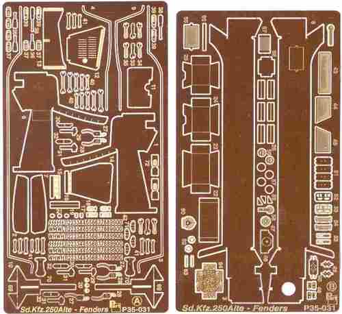Part P35-031 Sd.Kfz. 250 ALTE Dragon
