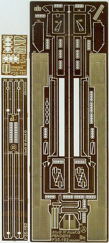 Part P35-192 StuG III Ausf.G early fenders Dragon