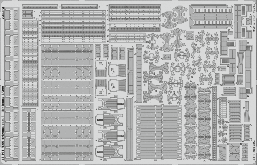 Eduard 53104 USS Arizona part 3-life boats Trumpeter