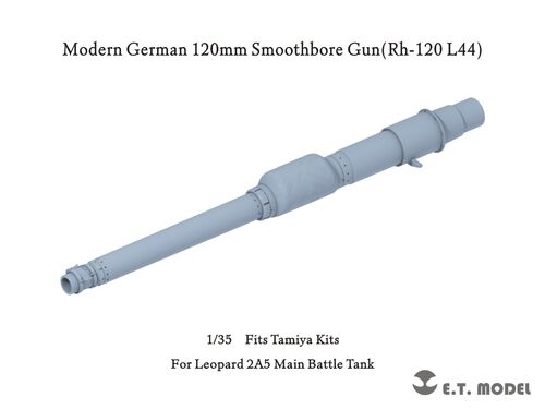 ET Model P35-343 German Leopard 2A5 MBT 120mm Smoothbore Gun Rh-120 L44 (For Tamiya Kits / 3D-Printed)