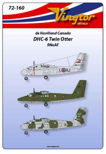 Vingtor 72-160 de Havilland Canada DHC-6 Twin Otter in RNoAF Service