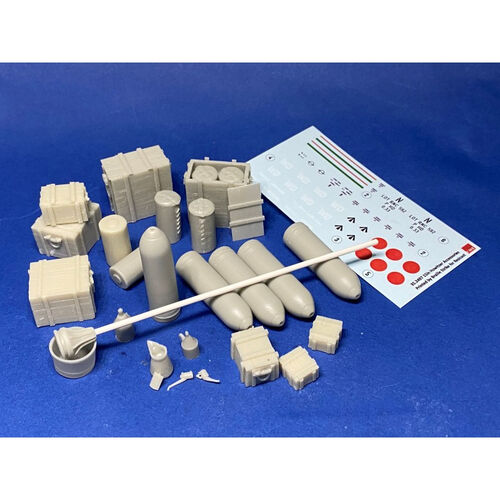 Resicast 352497 British 15 inch Howitzer - Accessories