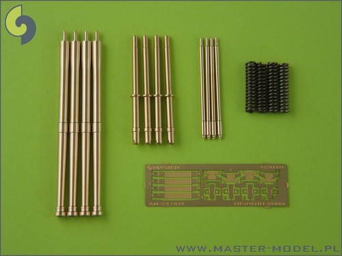 Master AM-24-004 Hispano Mk II 20mm cannon (4pcs) - fit perfectly to Mosquito from Airfix