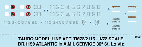 TAURO MODEL 72-2115 Breguet Br.1115 Atlantic - 30° Stormo in AMI Service