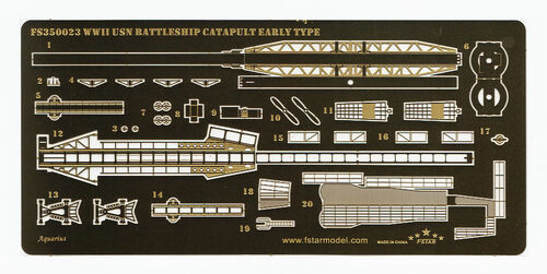 Five Star Model 350023 US Navy WWII Battleship Catapult (Early type)