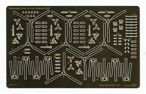 Five Star Model 350062 CH-46 - Upgrade Set (4 set for Trumpeter 06256 kit)