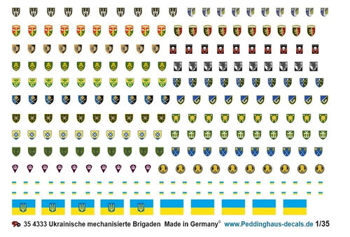 Peddinghaus-Decals 4333 Ukrainian Mechanised Brigades