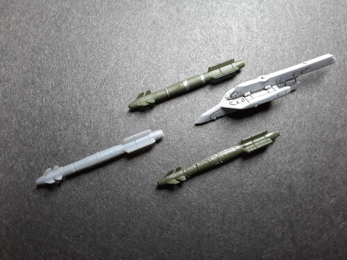 rise144models 001 Rafale Bomb Rack with AASM Bombs (6 x bombs)