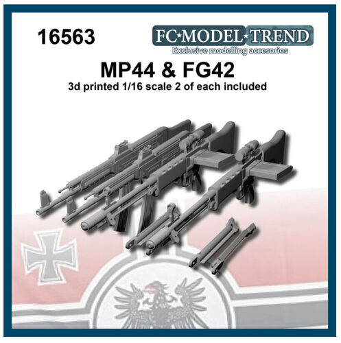 FC ModelTrend 16563 MP44 and FG42 (4 pcs, 3D-printed)