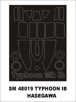 Montex SM48019 Typhoon IB Hasegawa