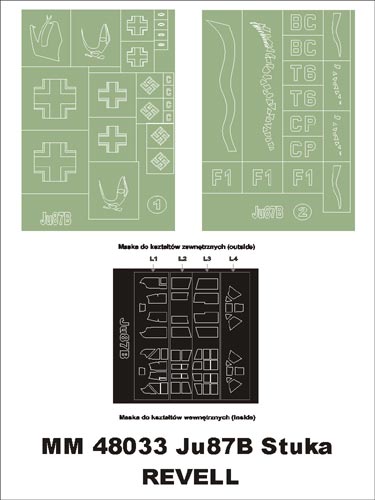 Montex MM48033 Ju-87 B Revell 4564