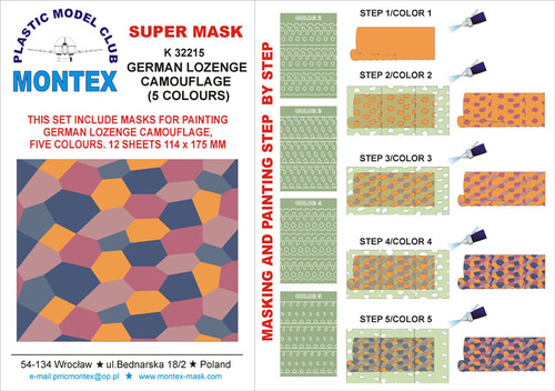 Montex K32215 Lozenge 5 Colors