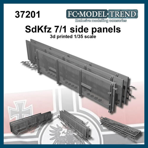 FC ModelTrend 37201 SdKfz 7/1 Side Panels (For Trumpeter)
