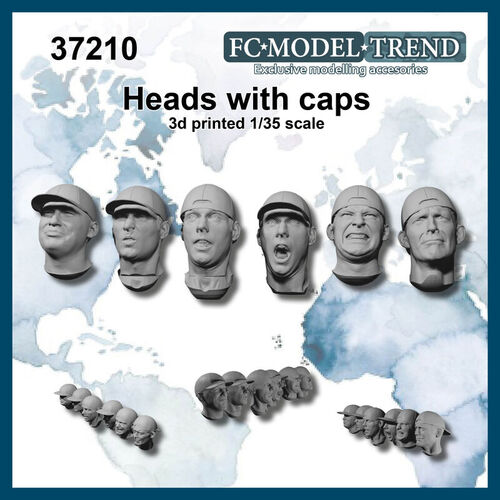FC ModelTrend 37210 Heads With Caps
