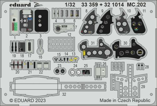 Eduard 33359 MC.202 Italeri