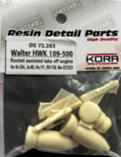 Kora Models DS72263 Walter HWK 109-500 Rocket Take Off Engine For Ar-234, Ju-88, He-111, Bv-138, Me-321/323