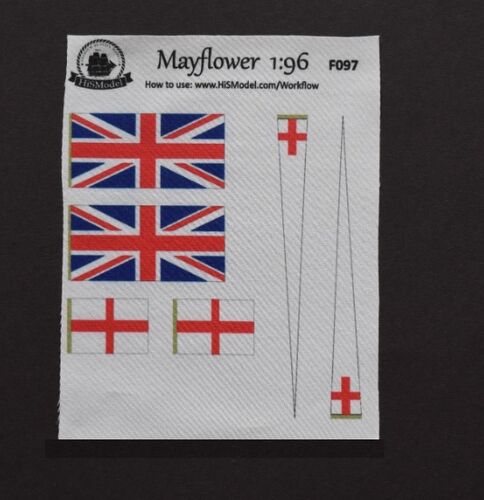 HiSModel F097 Mayflower - set of flags