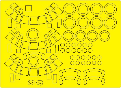 New Ware AM1135 AC-130J Ghostrider ADVANCED Kabuki Masks For Zvezda 7326