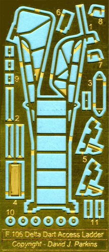 Flightpath UK P48207 Convair F-106 A Delta Dart Ladder (for Trumpeter kits)