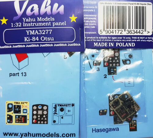 Yahu Models A3277 Ki-84 Otsu (For Hasegawa)