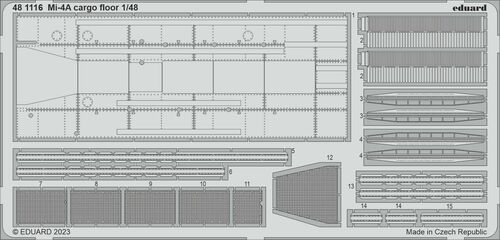 Eduard 481116 Mi-4A Cargo Floor TRUMPETER