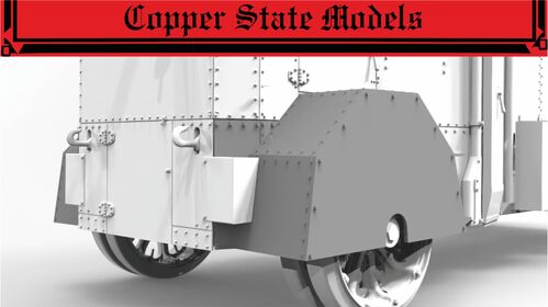 Copper State Models A35-020 Ehrhardt Rear Fenders, Early Type